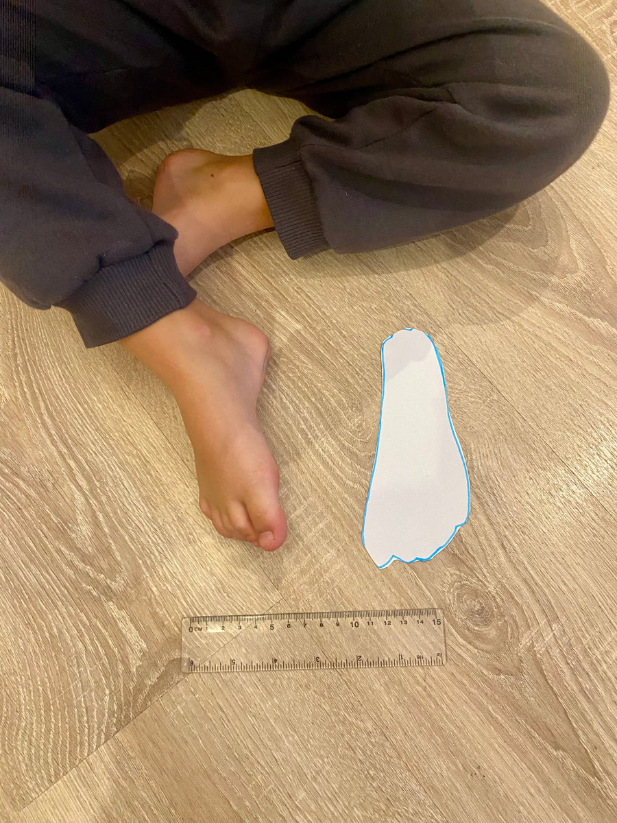 Como medir corretamente o pé da criança – Pés de Cereja