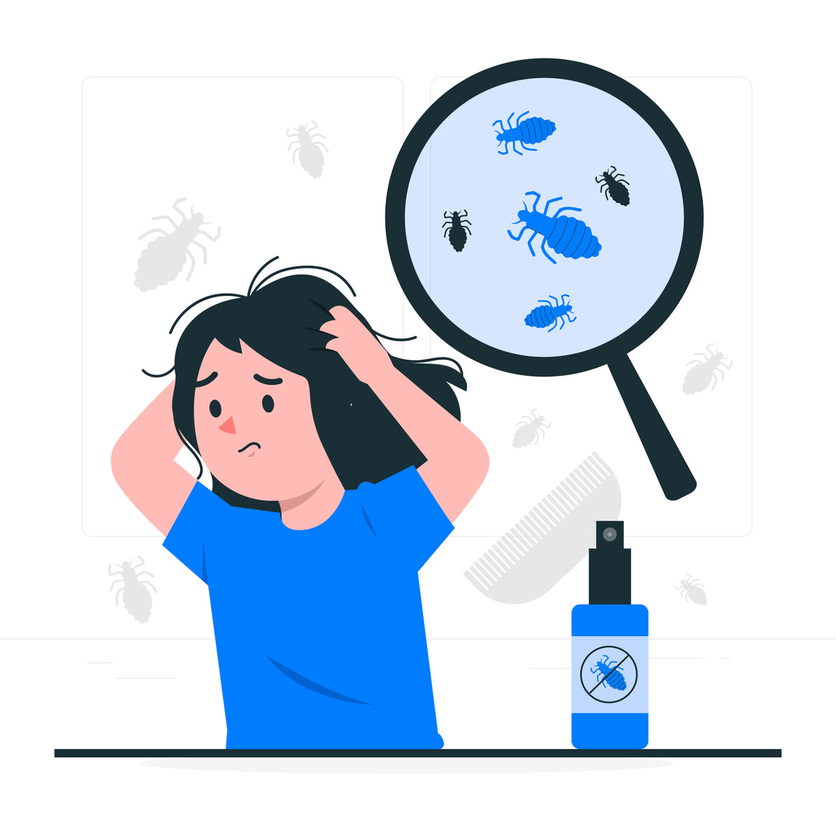 My son has lice! And now? – Pés de Cereja